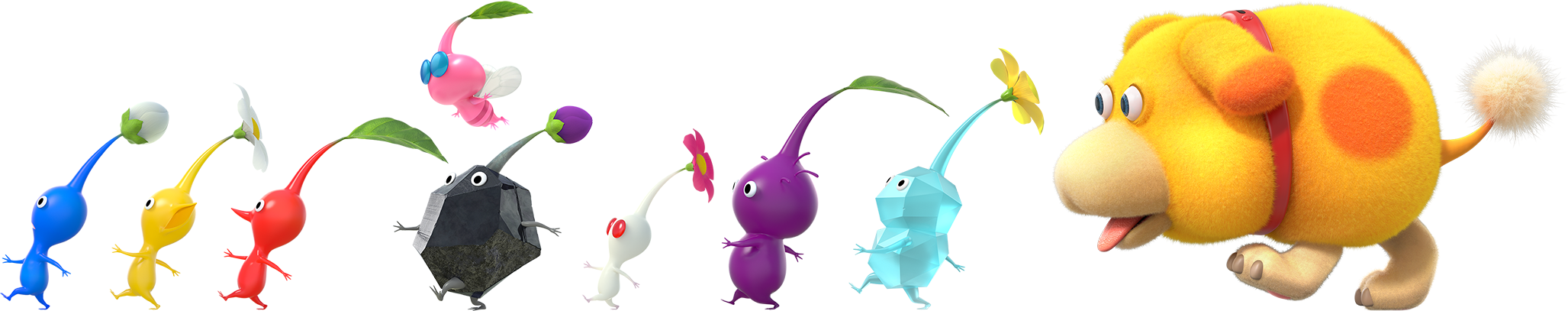 File:Pikmin and Oatchi.png - Pikipedia, the Pikmin wiki