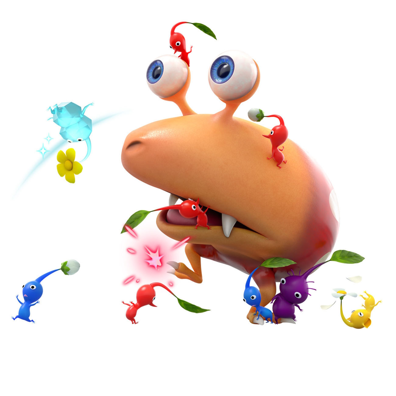 File:Pikmin 4 Pikmin vs. Bulborb.jpg - Pikipedia, the Pikmin wiki